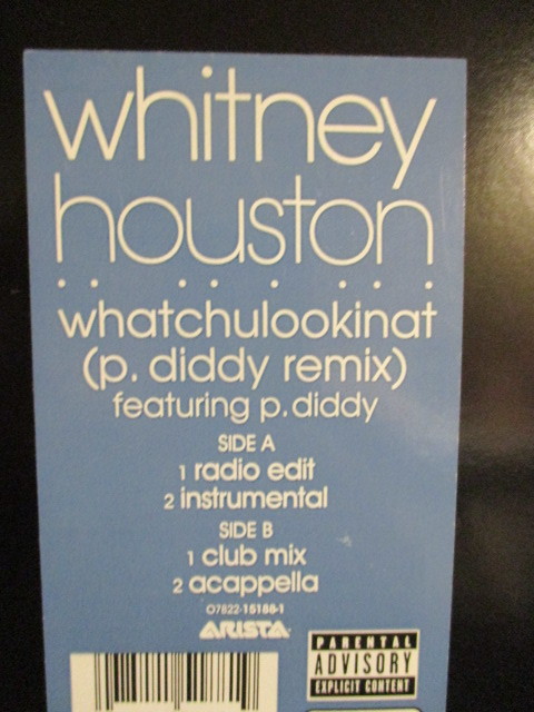 Yahoo オークション Whitney Houston Whatchulookinat P Diddy Remix