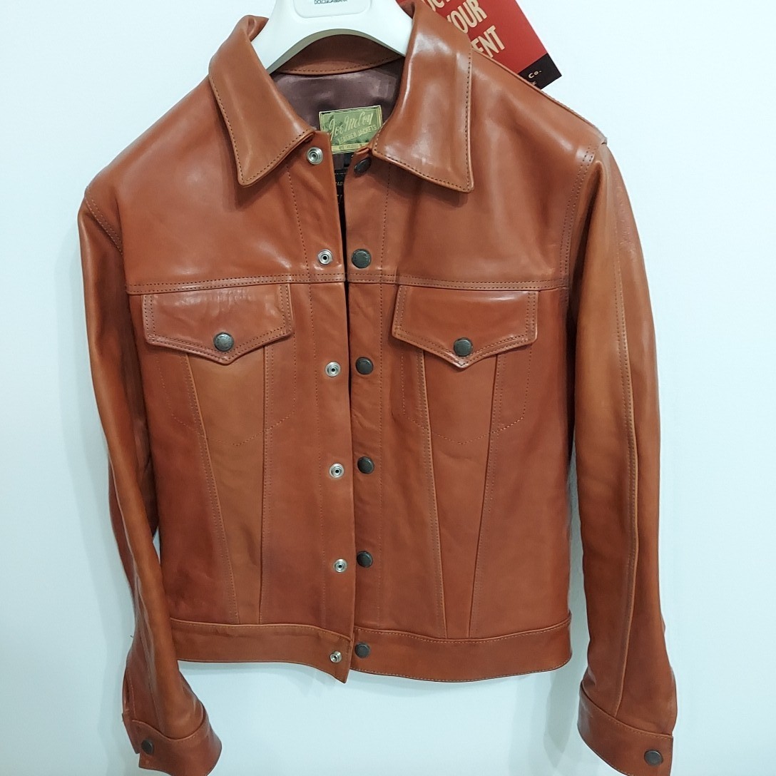 美品】リアルマッコイズ ジョーマッコイ レザージャケット 3rd 美品】リアルマッコイズ ジョーマッコイ レザージャケット 3rd