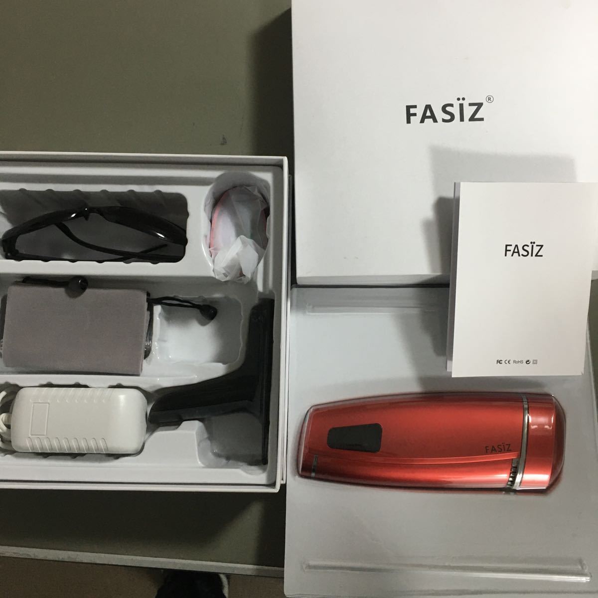 Yahoo!オークション - 【送料お得な匿名配送】FASIZ 脱毛器 残り440000...