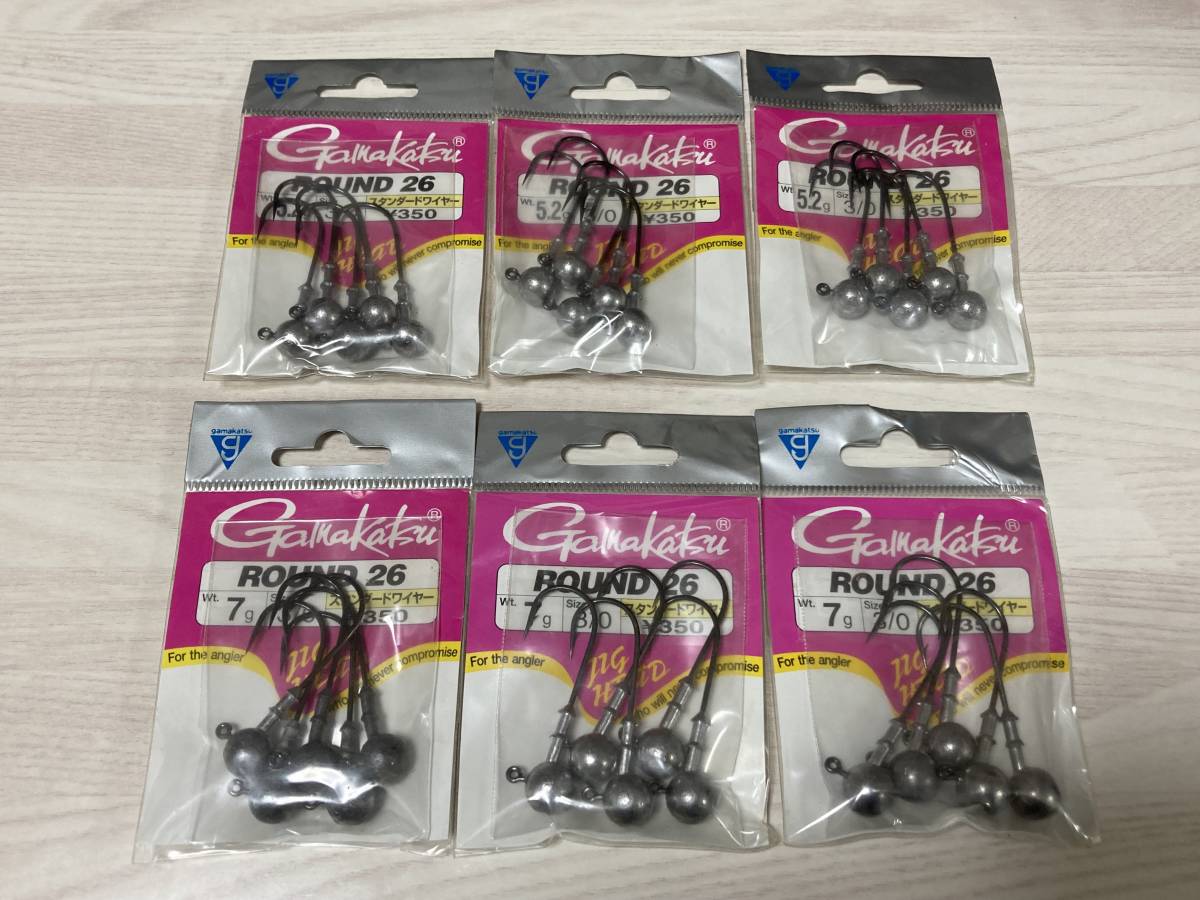 Yahoo!オークション - ① 新品 難あり がまかつ ラウンド 26 5.2g 7g ...