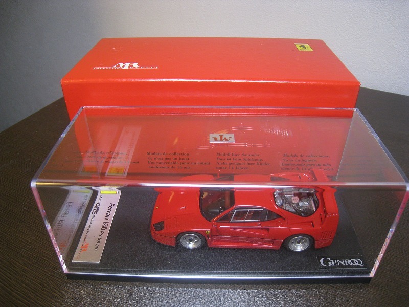 Yahoo!オークション - MRコレクション GENROQ特注 1/43 フェラーリ F4...