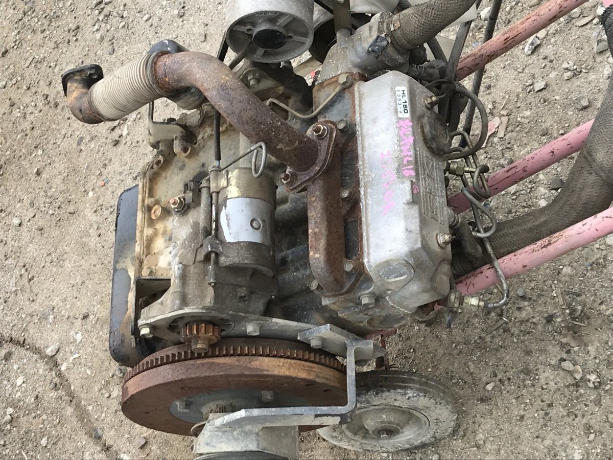 Yahoo!オークション - 【滋賀発】 コンバイン ヰセキ エンジン HL180 ...