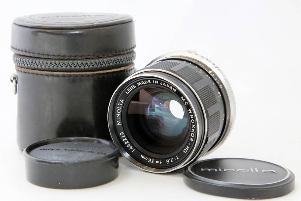 Yahoo!オークション - ミノルタ MINOLTA MC W.ROKKOR-HG 35mm F2.8 #33...