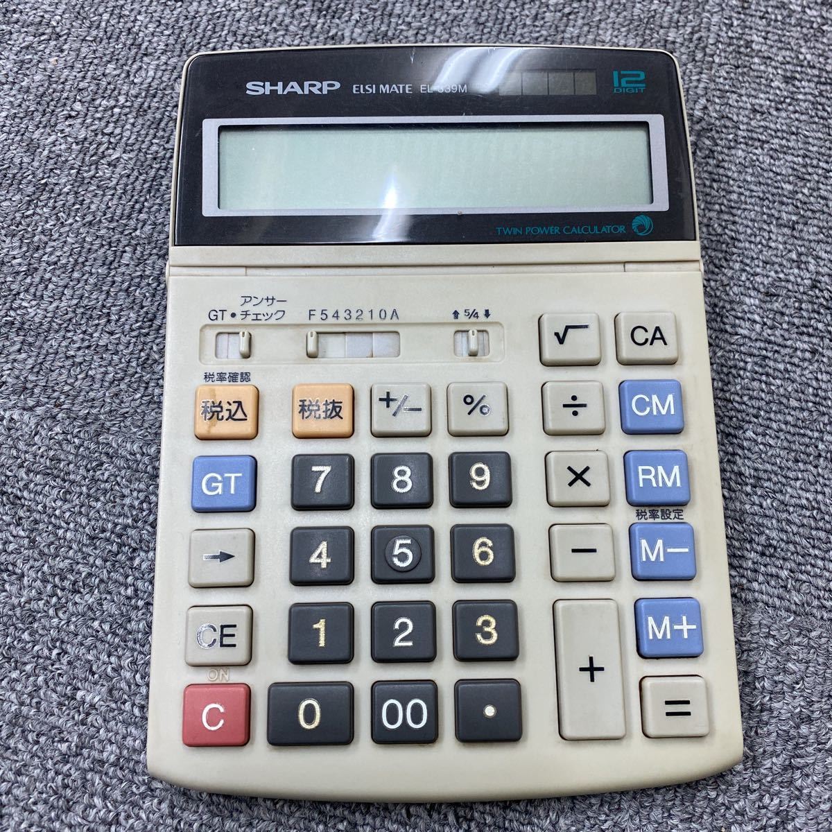 Yahoo!オークション - SHARP 電卓ELSI Mate EL-339M