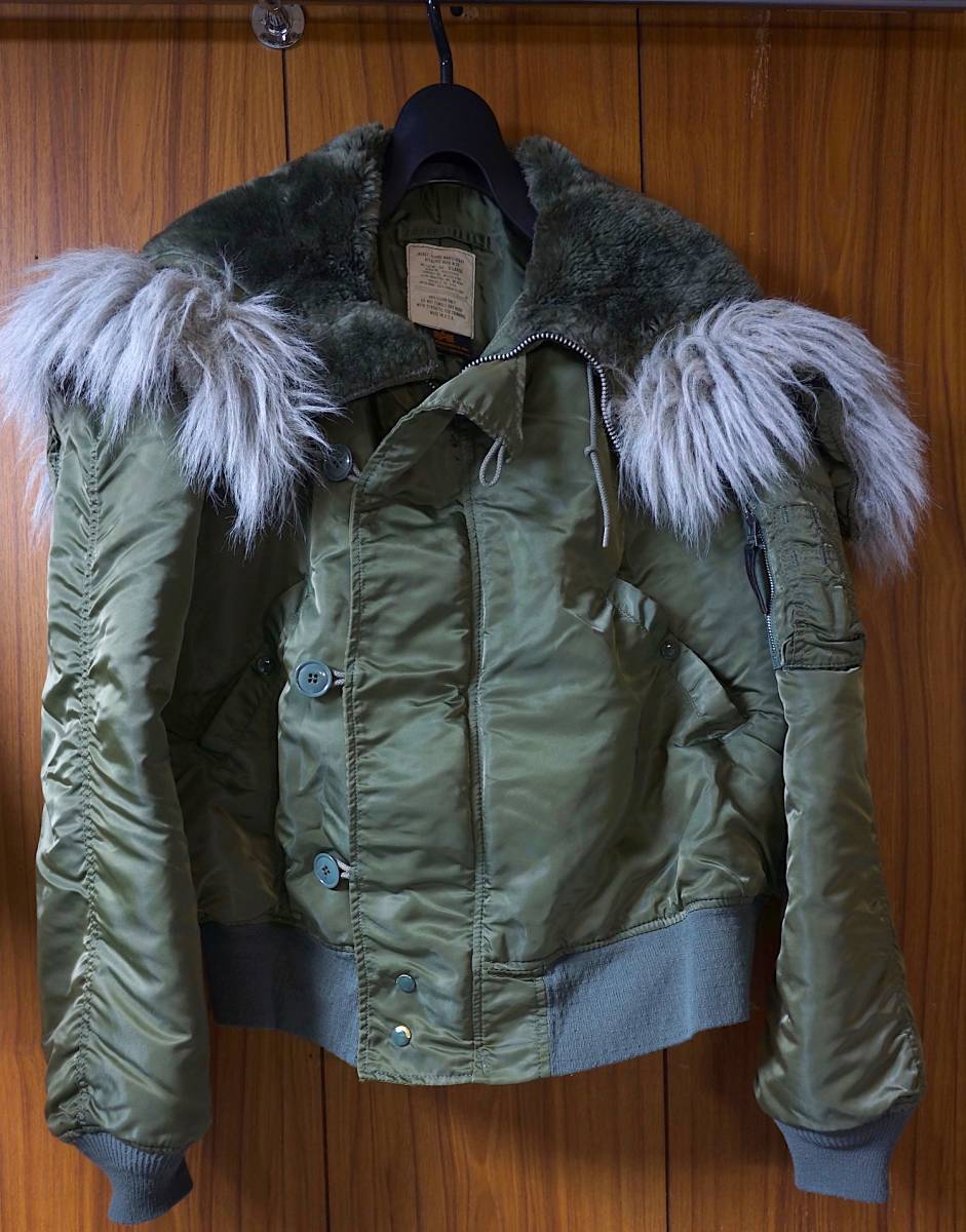 Yahoo!オークション - 実物 ALPHA アルファ MADE IN USA N-2B フライト...