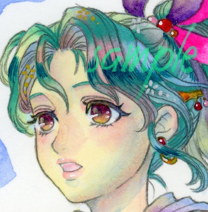 Yahoo!オークション - 自作手描きイラスト A4サイズ FF6 通常ティナ＆...