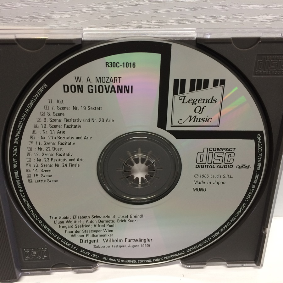 Yahoo!オークション - 3CD フルトヴェングラー モーツァルト ドン・ジ...