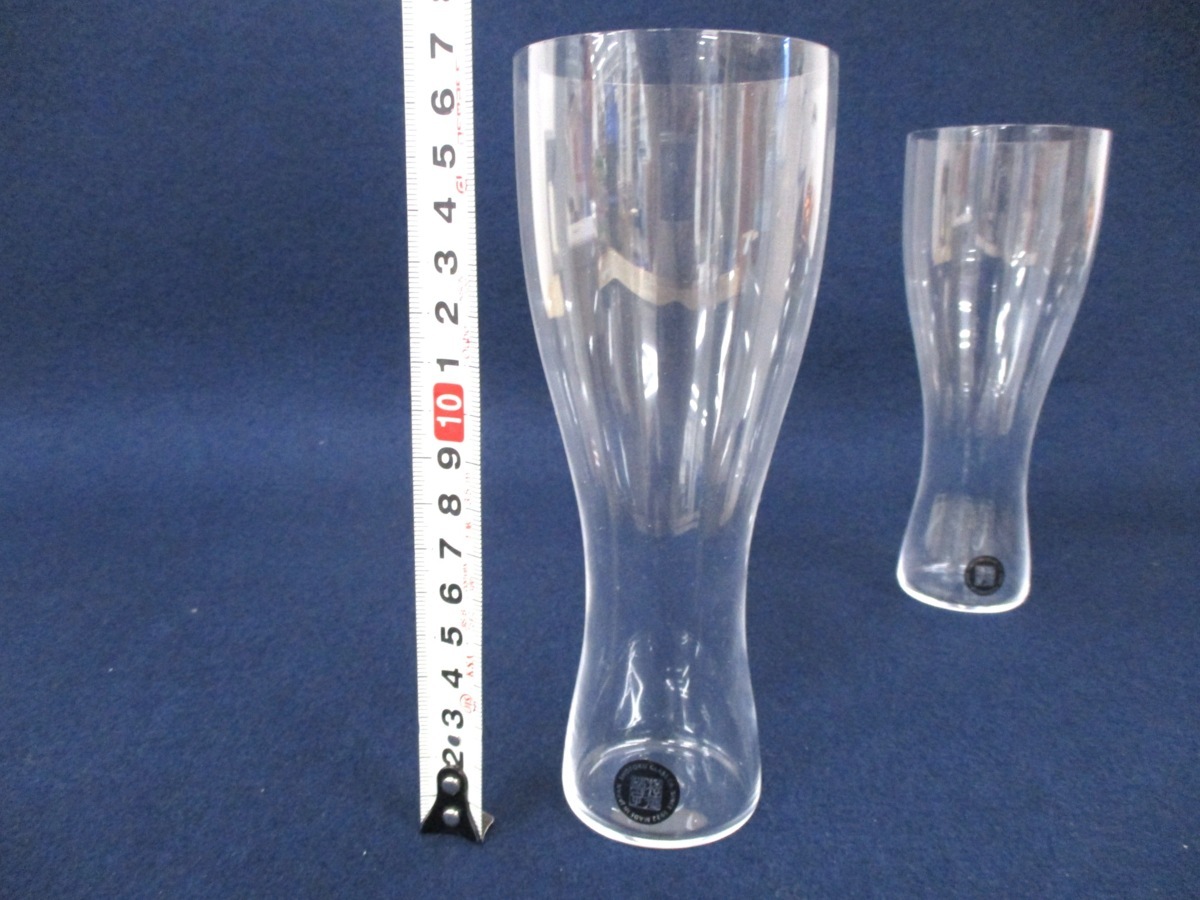 Yahoo!オークション - C3012 松徳硝子謹製「うすはり 鼓 ビールグラス...