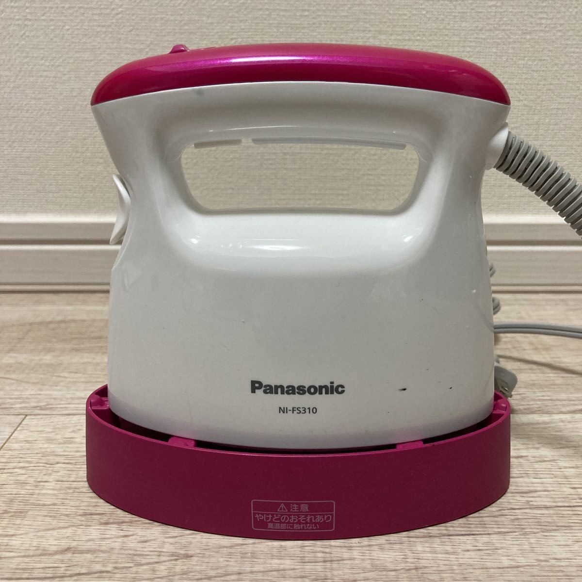 Yahoo!オークション - Panasonic 衣類スチーマー NI-FS310 ピンク ハン...