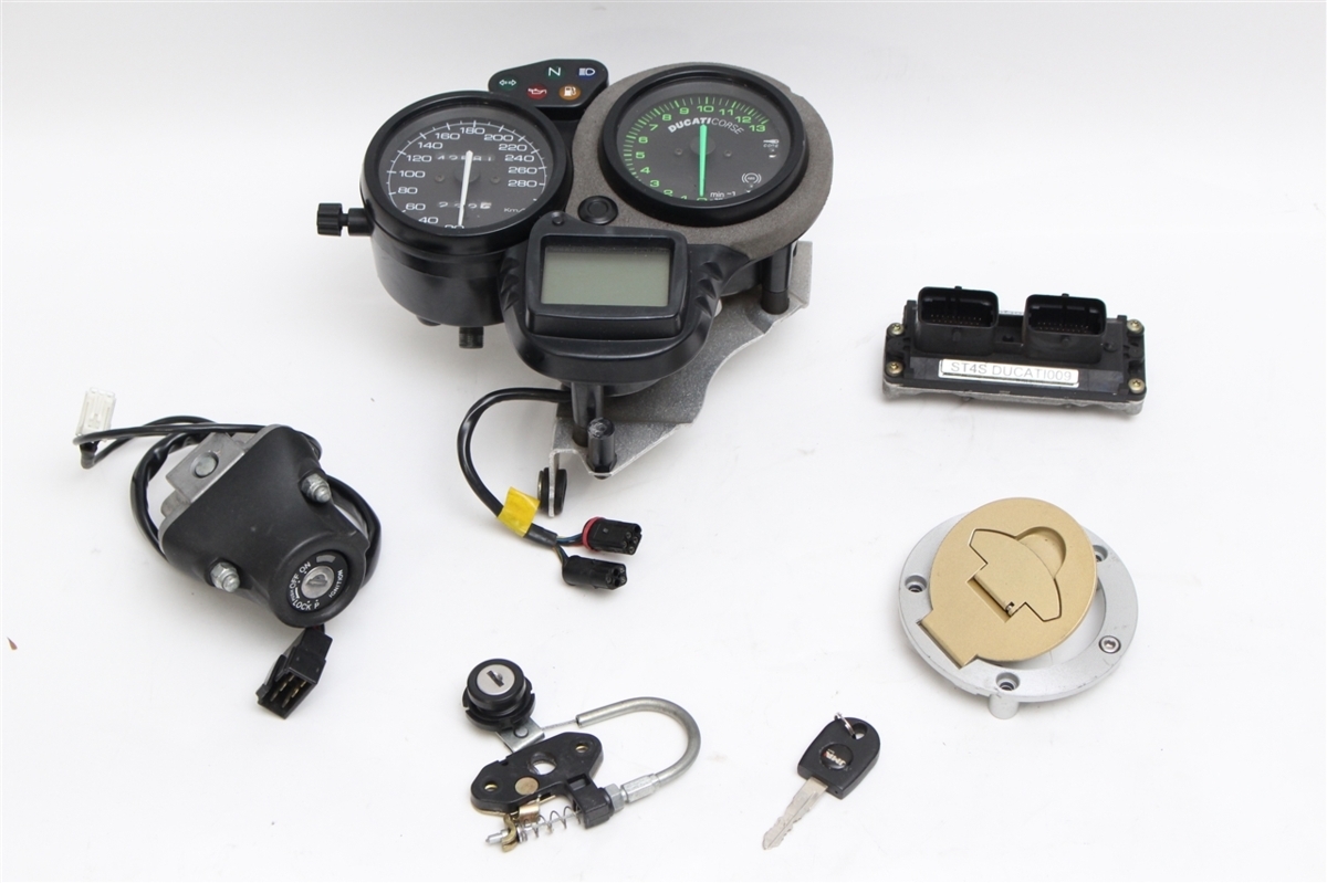 Yahoo!オークション - DUCATI ST4S 2003年 キーセット ECU メーター ZD...