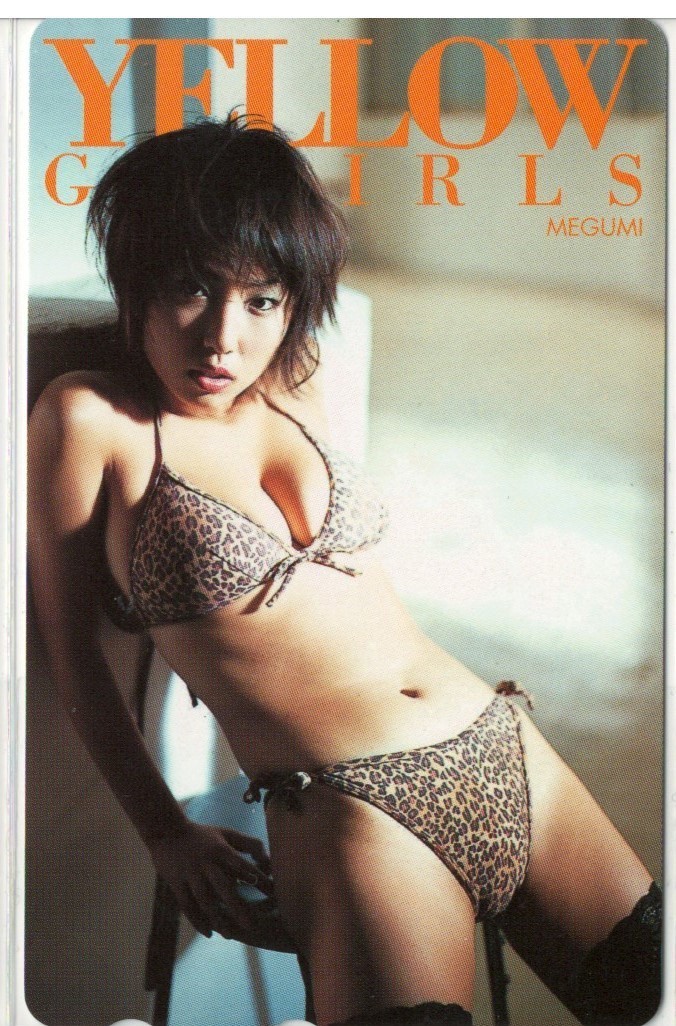 Yahoo!オークション - ストア出品 テレホンカード MEGUMI YELLOW GIRLS...