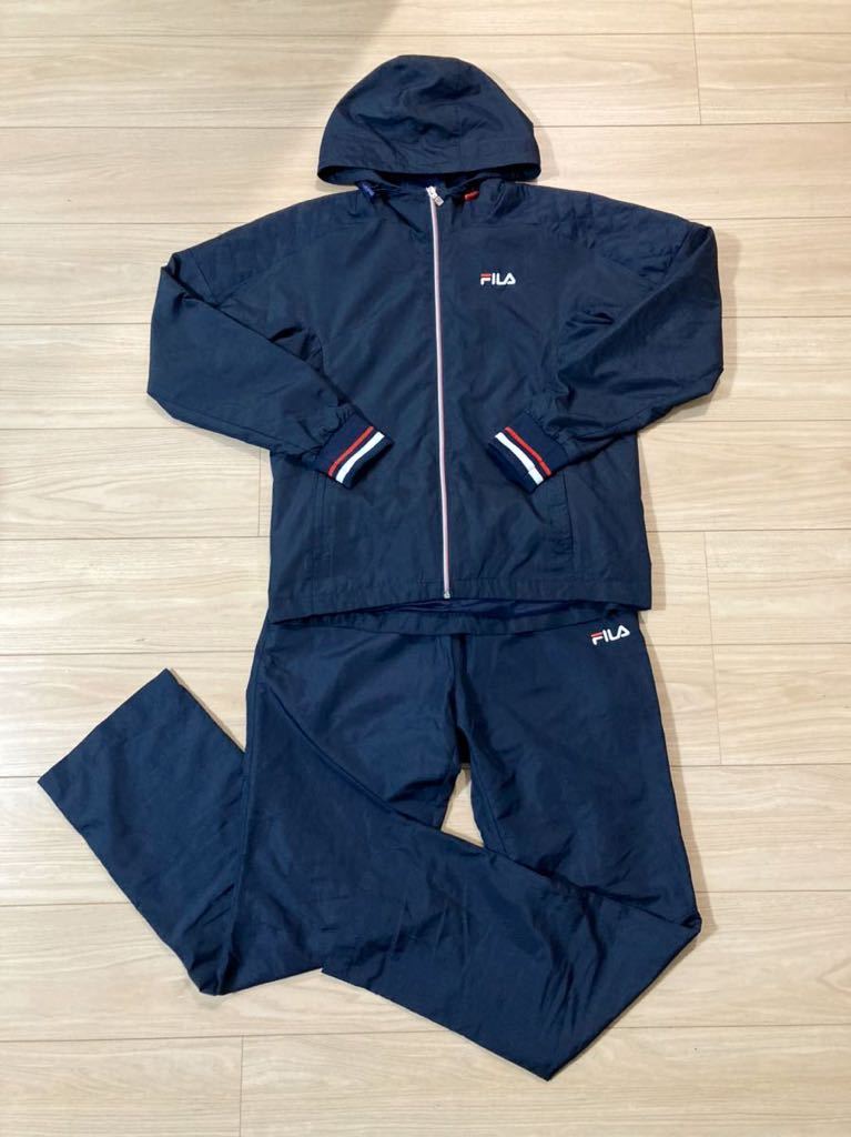 Yahoo!オークション - FILA フィラ ナイロンジャージ 上下セット セッ...