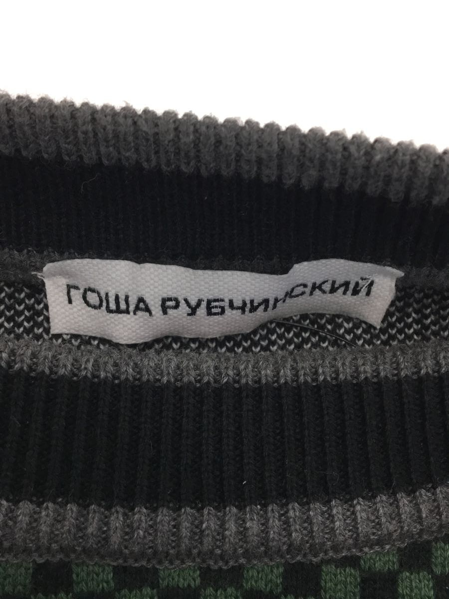 Gosha Rubchinskiy◇G012-N001/Fair Isle Logo Knit Sweat Gosha Rubchinskiy◇G012-N001/Fair Isle Logo Knit Sweat