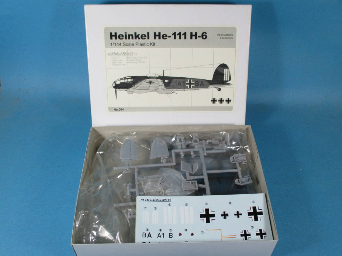 Yahoo!オークション - Lai models 1/144 ドイツ空軍 Heinkel He-111H-6...
