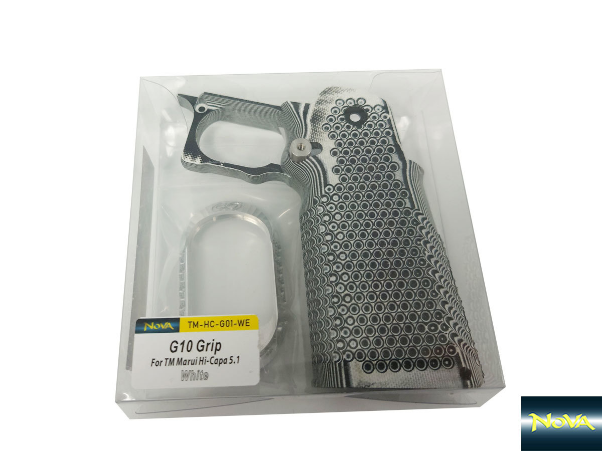 NOVA, TM-HC-G01-WE マルイハイキャパ G10 カスタムグリップ NOVA, TM-HC-G01-WE マルイハイキャパ G10 カスタムグリップ