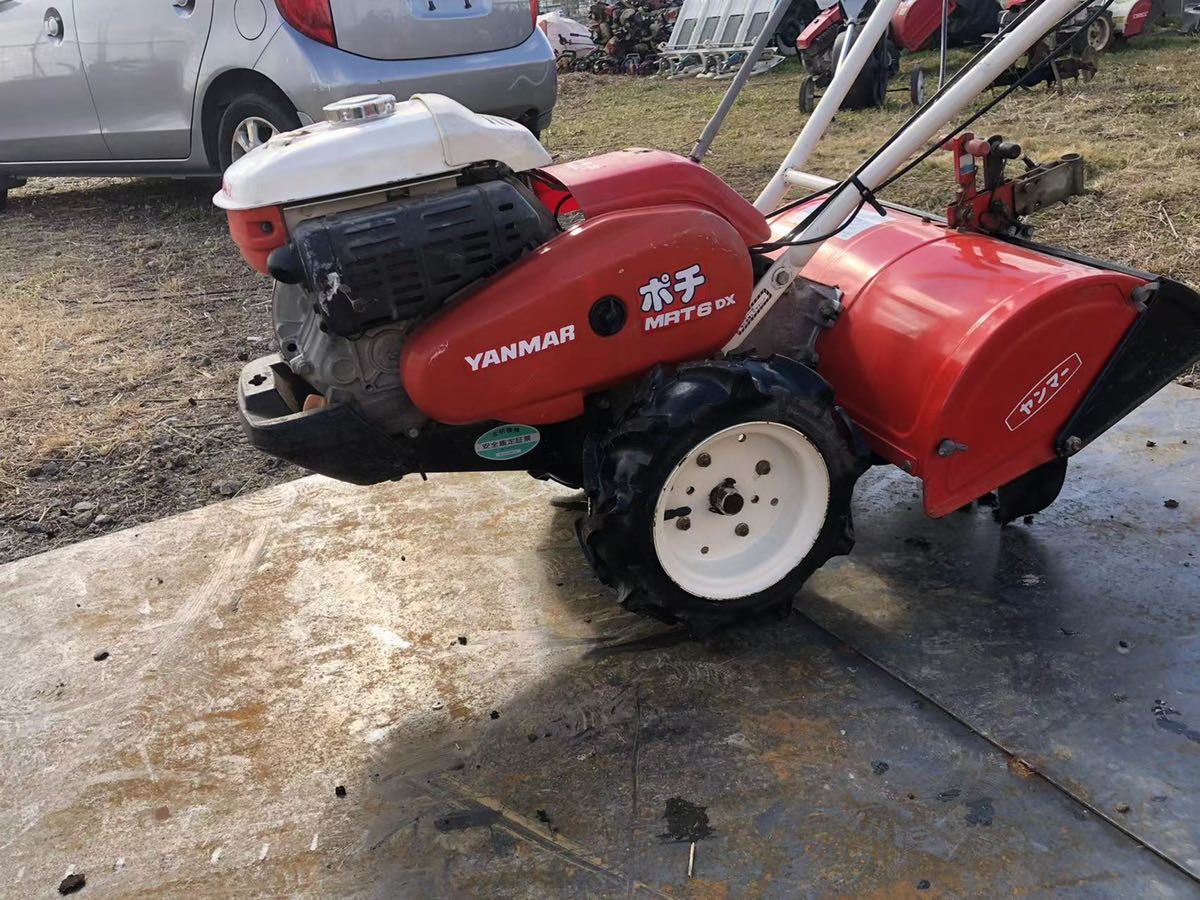 Yahoo!オークション - ヤンマー 耕運機 MRT6 DX正逆 深浅回動ロータリ...