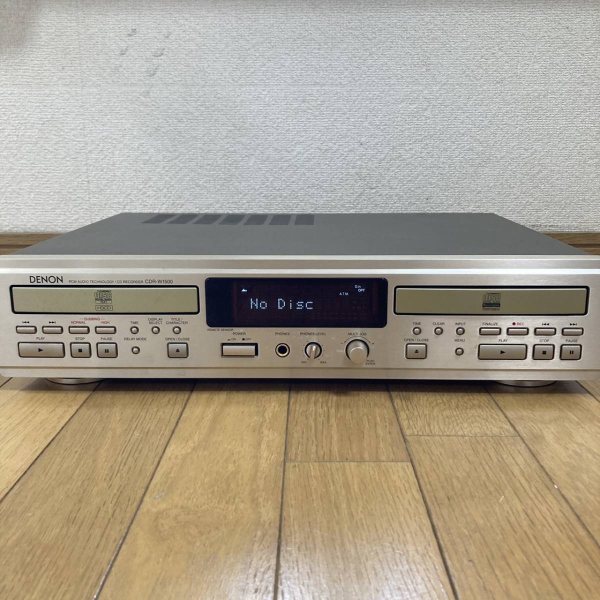 Yahoo!オークション - 【ジャンク】DENON CDR-W1500 CDレコーダー 取扱...