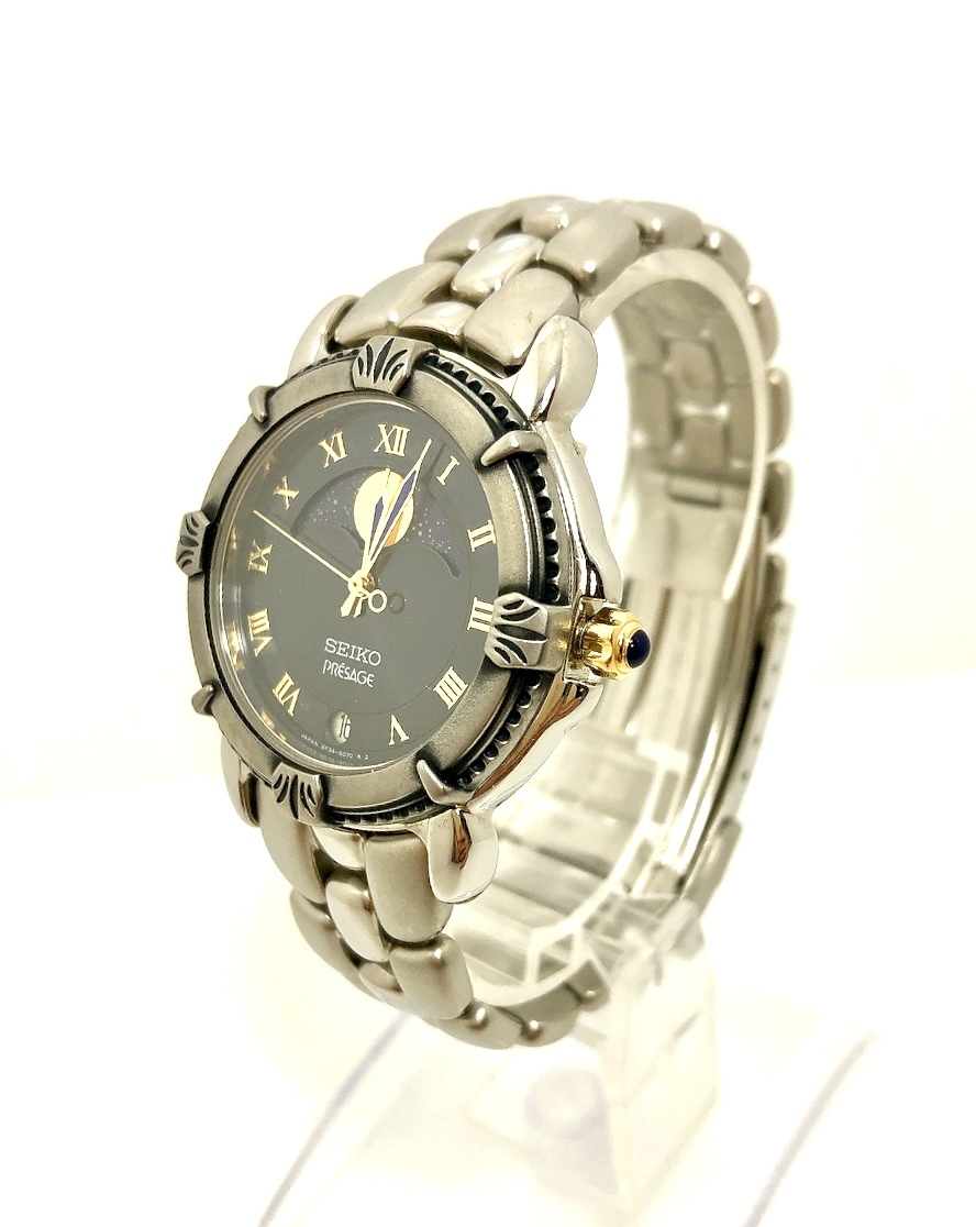 Yahoo!オークション - 『WH-6534』SEIKO セイコー プレサージュ ムーン...