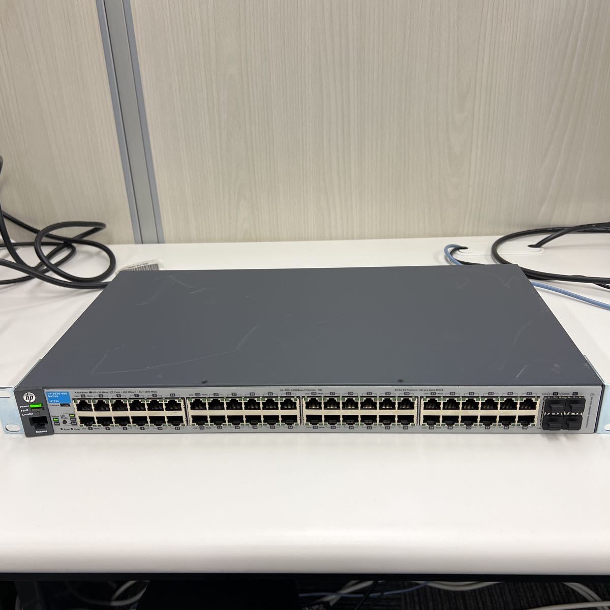Yahoo!オークション - HP 2530-48G 48-Port 2SFP+ Switch J9775A 通電...