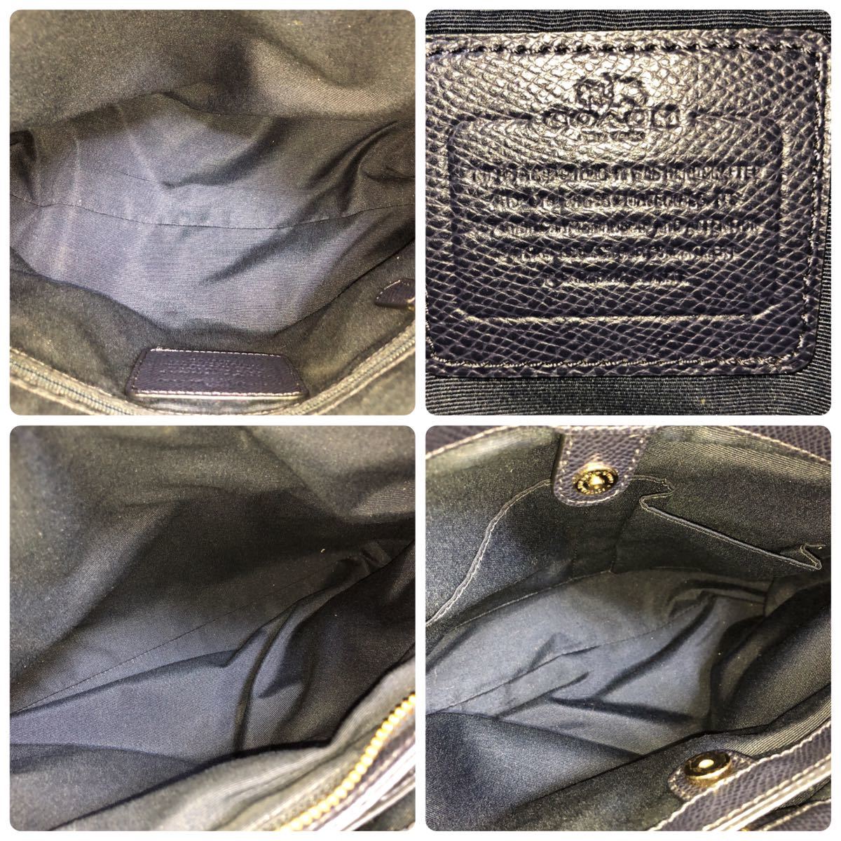 Yahoo!オークション - 美品「COACH」 A4入るショルダーバッグ 斜めがけ...