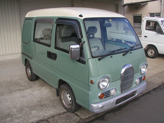 Yahoo!オークション - H6年 サンバーバン KV4 4WD 5速マニュアル 車検...