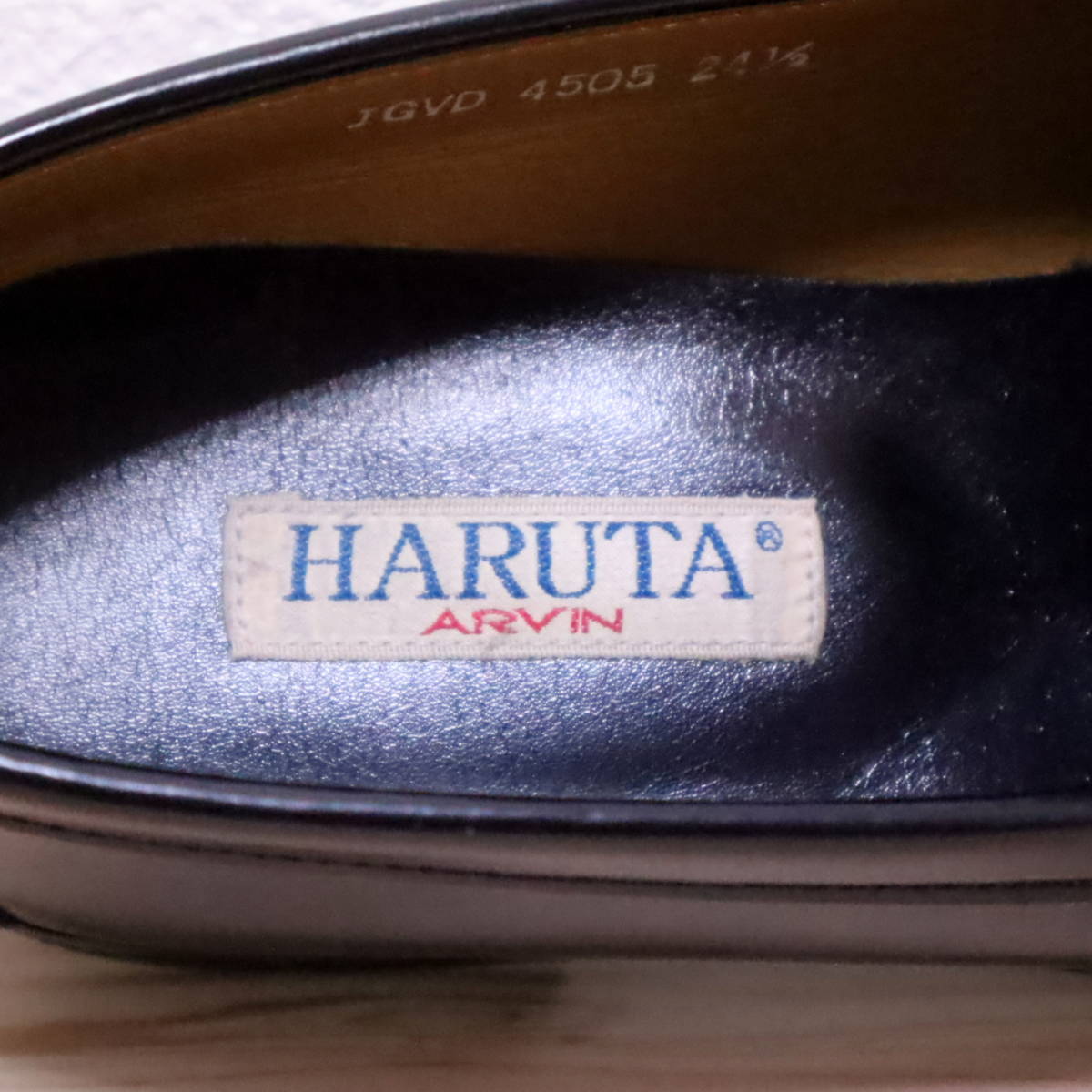 Yahoo!オークション - HARUTA ARVIN ハルタ ローファー 24.5㎝ EEE 黒...