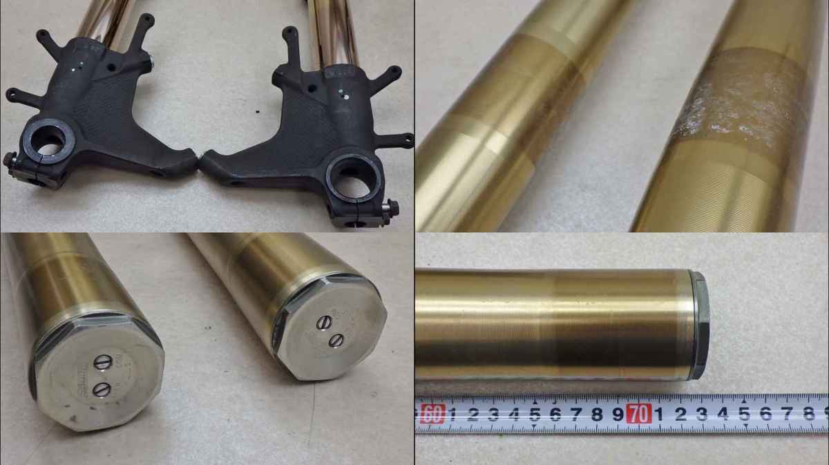 Yahoo!オークション - A786 GSX-R1000 フロントフォーク左右 GT78A 200...