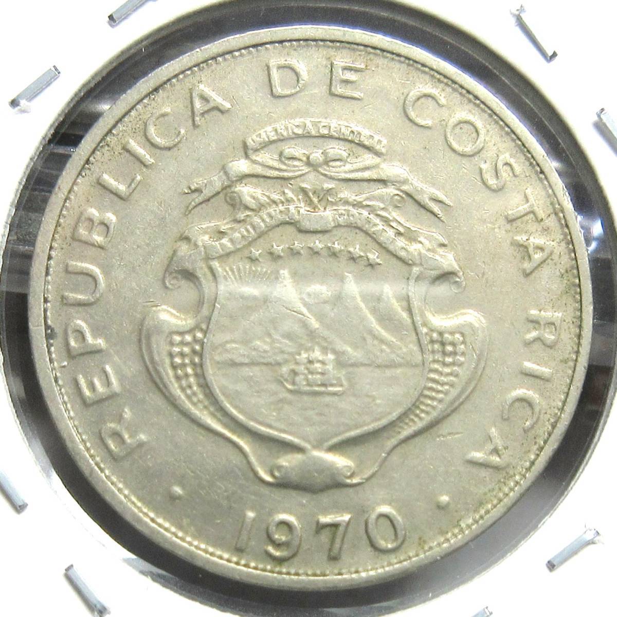 Yahoo!オークション - コスタリカ 50センテシモ 1970年 26.04mm 6.98g
