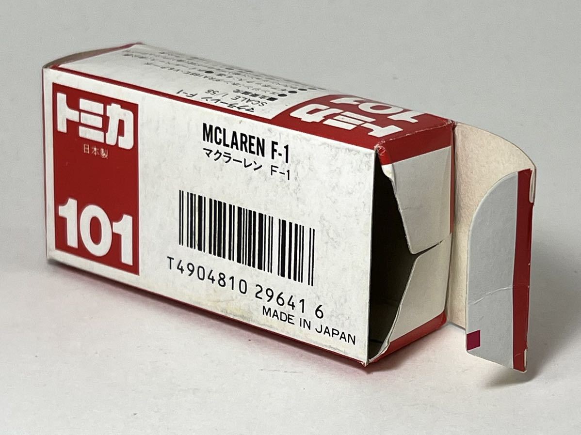 日本製トミカ】 マクラーレン F1 No.101-2-2 赤箱 détails d 日本製トミカ】 マクラーレン F1 No.101-2-2 赤箱 détails d