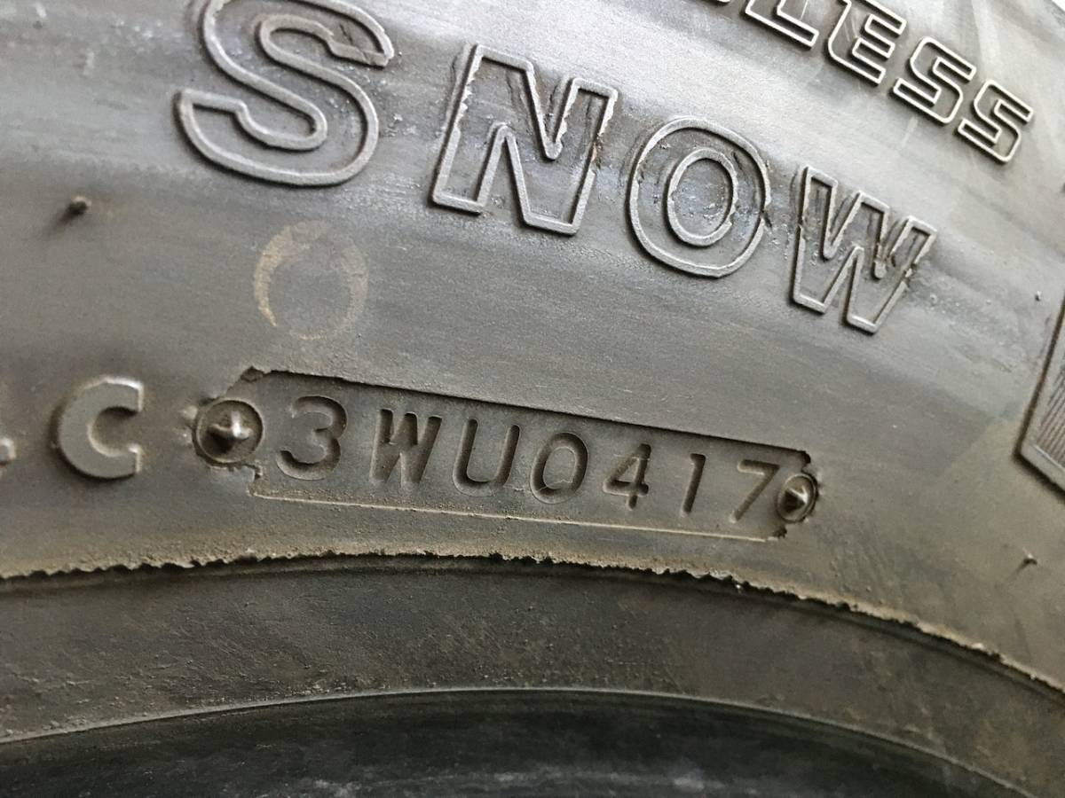 Yahoo!オークション - w533-1-12 295/80R22.5 BS 中古スタッドレス2本 ...
