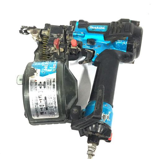 Yahoo!オークション - 1円 makita AN533H 50mm 高圧 エア釘打 エアツー...