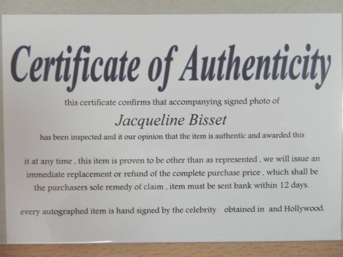 ヤフオク Jacqueline Bisset ジャクリーン・ビセット の