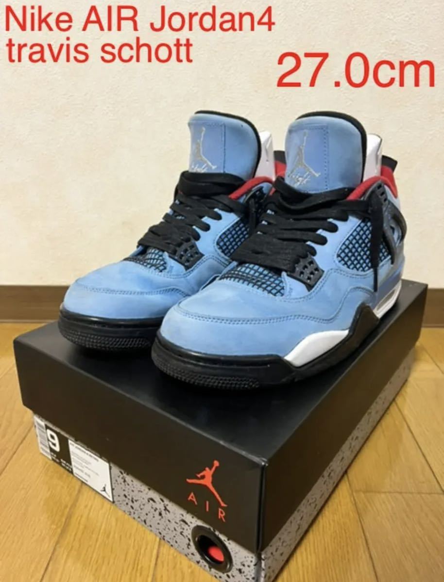 Yahoo オークション 【激熱】nike Air Jordan4 Travis Schott 27cm
