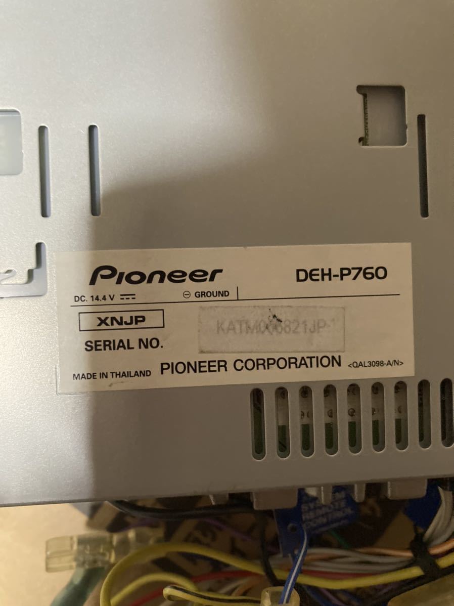 Yahoo!オークション - カロッツエリア DEH-P760 1DIN CDデッキ AUX USB...