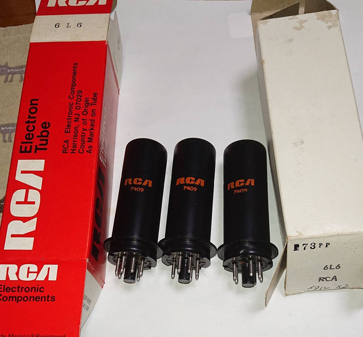 Yahoo!オークション - 球 6L6 RCA 新品 金属管 3本Set
