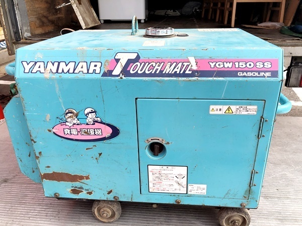Yahoo!オークション - 中古 ヤンマ― YGW150SS エンジン溶接機 発電機 ...