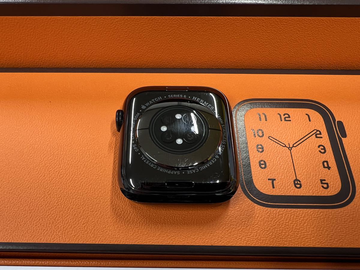 即決 ケア+ Apple Watch series6 HERMES 44mm ブラック アップル 即決 ケア+ Apple Watch series6 HERMES 44mm ブラック アップル