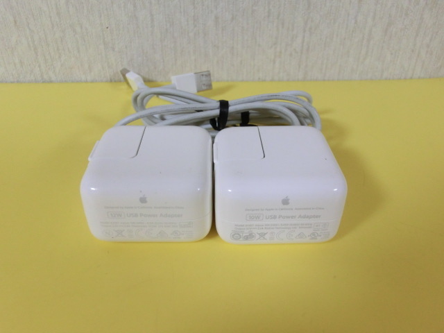 Yahoo!オークション - Apple純正 USB 12W アダプター A2167 ＋ Apple ...