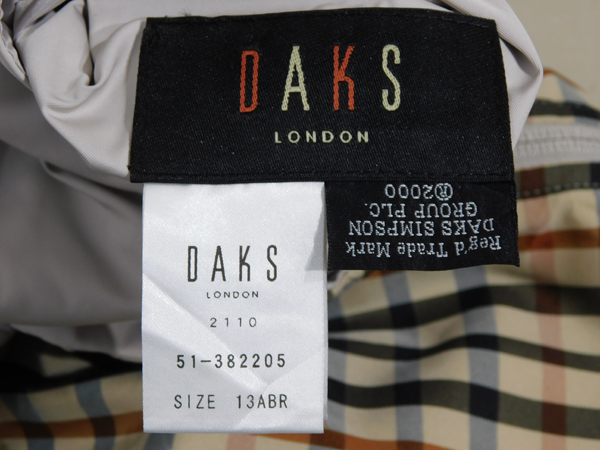 Yahoo!オークション - 【ラク】NK1d23139 ダックスDAKS リバーシブル ...