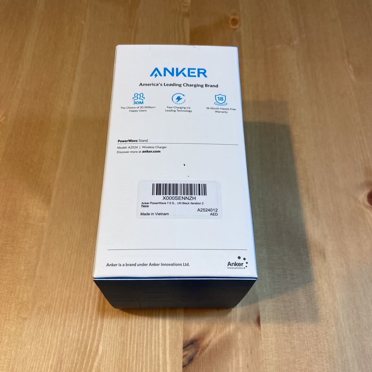 Yahoo!オークション - Anker PowerWave Stand ワイヤレス充電器 A2524