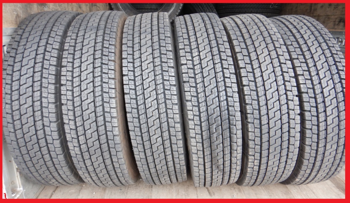 6本価格 パT4460 9R19.5 14PR YOKOHAMA SY797 冬 スタッドレスタイヤ 条件付 16 17㎜ 地山 高床 中型 バス TB バリ山(タイヤ)｜売買された ...