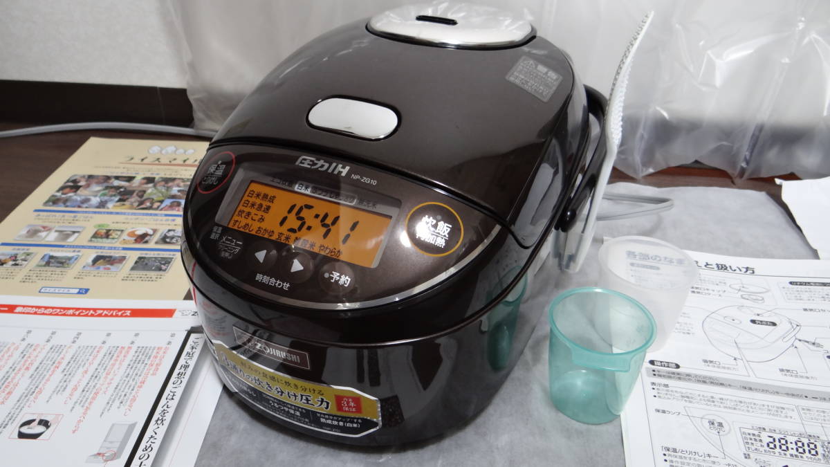 圧力IH炊飯器 極め炊きNP-ZG10 5.5合ZOJIRUSHI象印 み完動品2019年9月購入 が内釜のフッ素加工に米粒大のキズが3か所あります(圧力IH)｜売買されたオークション情報 ...