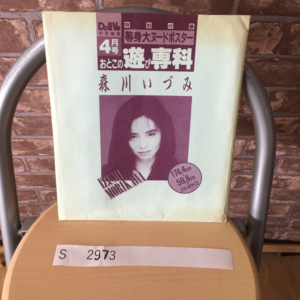 【s2973 アダルト 等身大ポスター 森川いづみ 月刊おとこの遊び専科 特別付録 サイズ1744cm×598cm 19924 】の商品情報|アダルトカテゴリ|エロカテcom