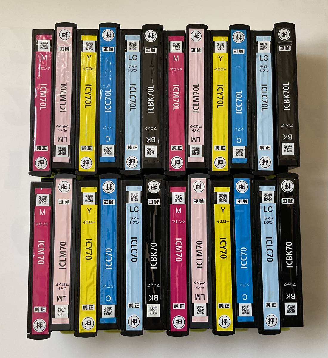 Yahoo!オークション - 使用済 エプソン 純正インクカートリッジ IC6CL...