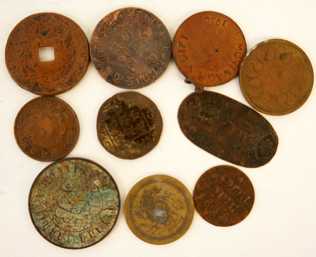 Yahoo!オークション - 1円～ おたからや M0131-33 古いメダルなどまと...