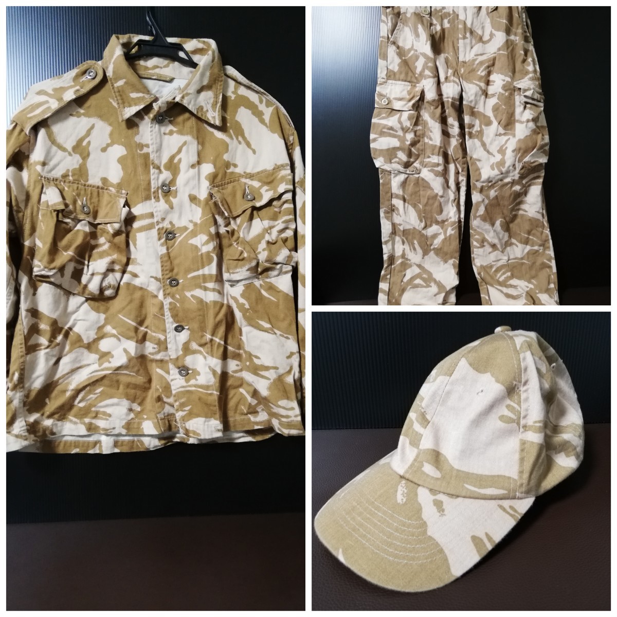 実物 イギリス軍 デザート DPM 迷彩服上下セット(SAS BDU 実物 イギリス軍 デザート DPM 迷彩服上下セット(SAS BDU