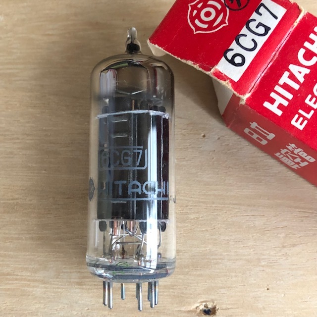 Yahoo!オークション - 真空管 6CG7 1本 日立製