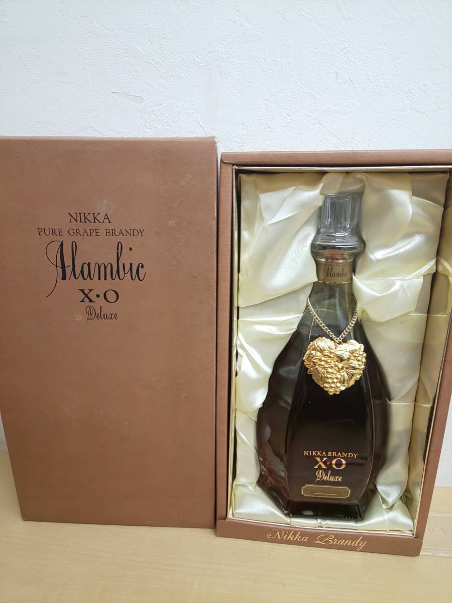 Yahoo!オークション - 33279 NIKKA ALAMBIC BRANDY XO DELUXE ニッカ ...