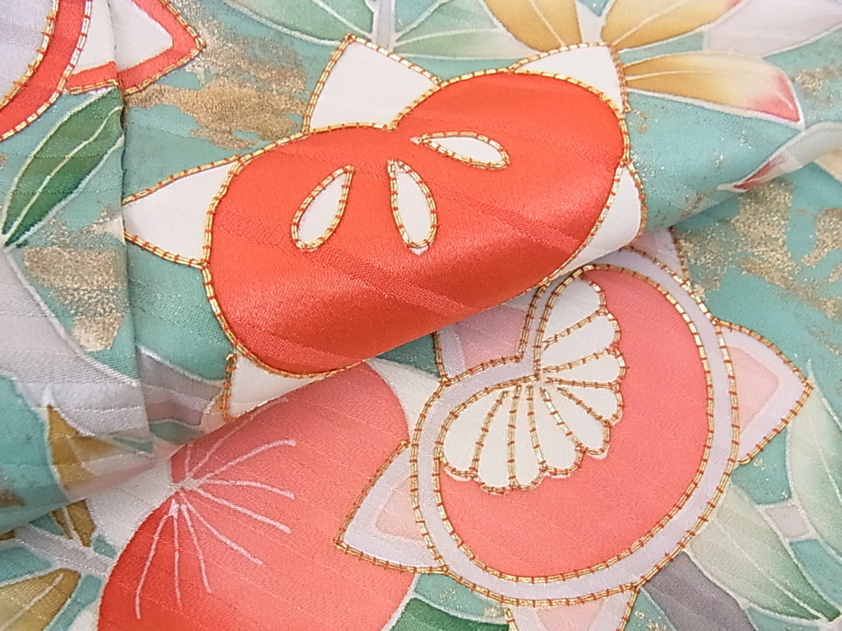 Yahoo!オークション - 平和屋着物 東京手描友禅 安達雅一 振袖 Yahoo!オークション - 平和屋着物 東京手描友禅 安達雅一 振袖