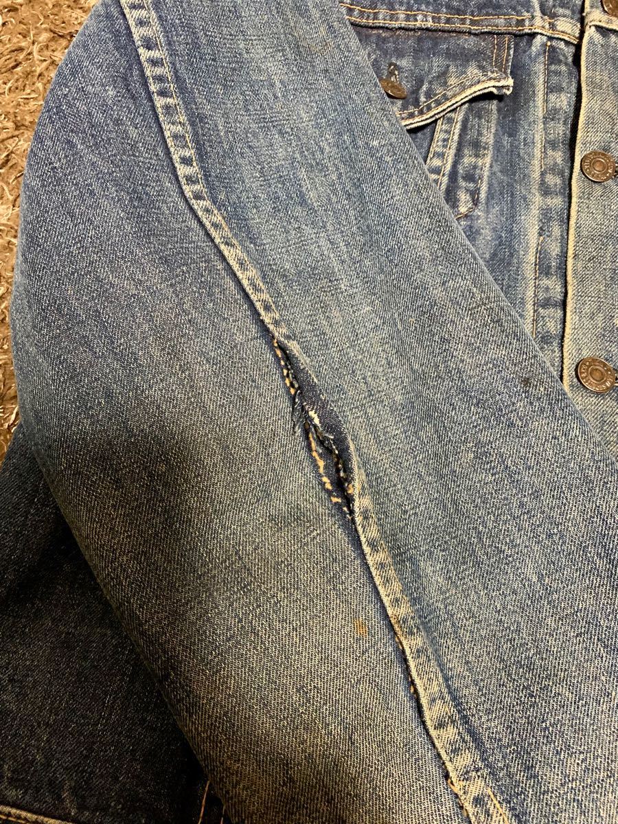 Levi's ボタン裏526 BIG E 3rd 不均等V Gジャン リーバイス Levi's ボタン裏526 BIG E 3rd 不均等V Gジャン リーバイス